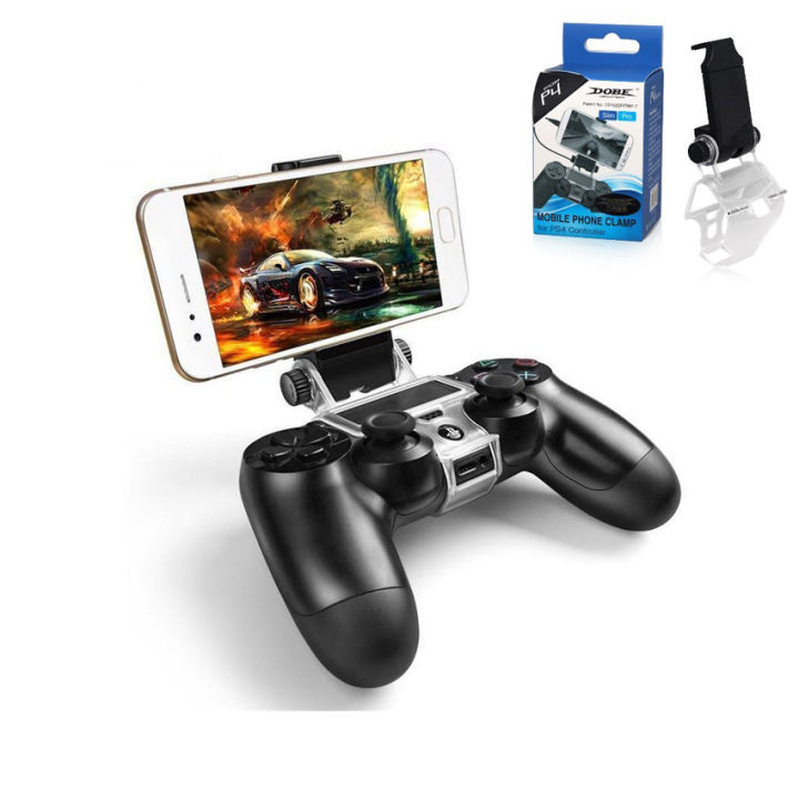 DOBE PS4 Controller Mobile Smart Phone Clip Foldable Mount Holder for ...