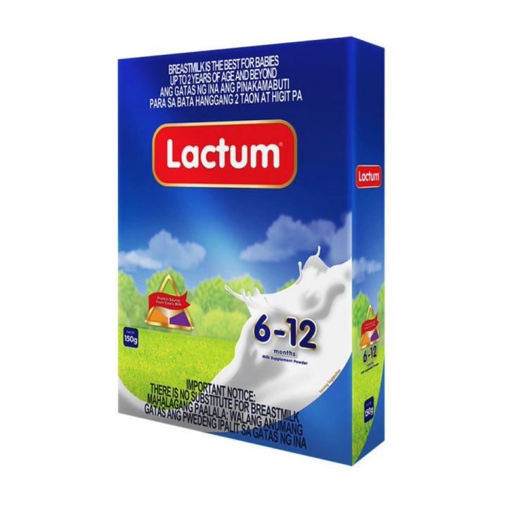 Lactum for 6-12 Months Old 150g Milk Supplement | Lazada PH