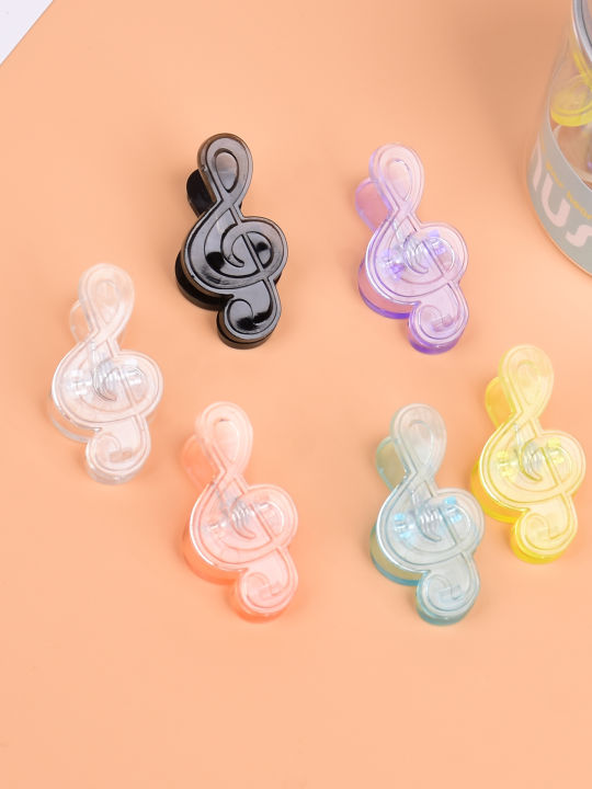 Transparent Clip Horn Design Cute Mini File Folder Clips Business Card ...