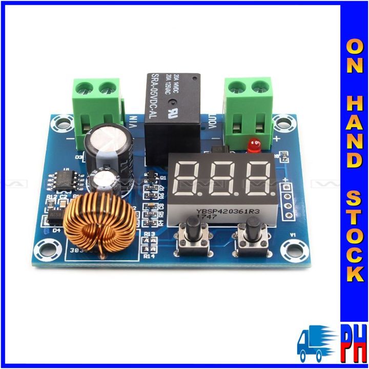 XH-M609 / HCW-M635 DC 12V-36V LVD Voltage Protection Module Low Voltage ...