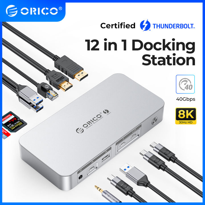 ORICO Thunderbolt 4 [Certified] Docking Station Type C to HDMI ...