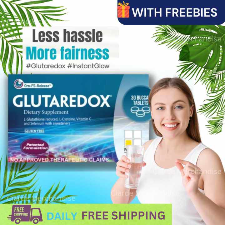 GLUTAREDOX with FREEBIES! Authentic Safe and Effective Glutaredox L ...