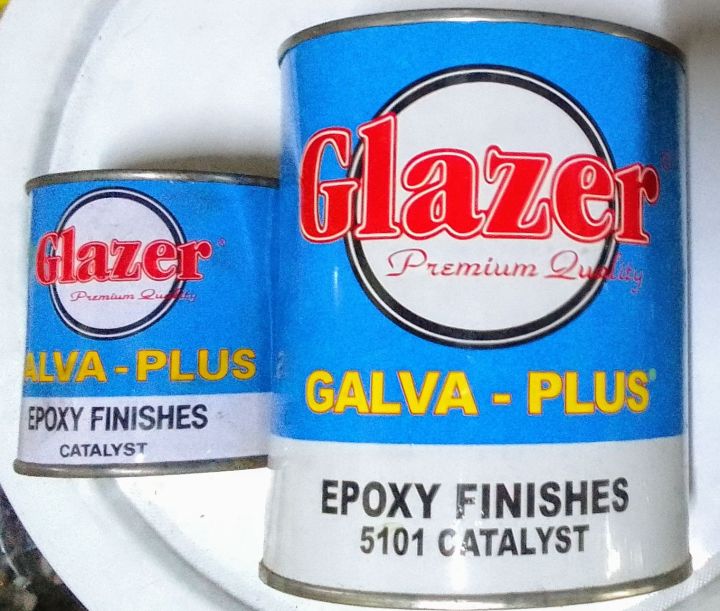 GLAZER EPOXY CATALYST ONLY GALVA-PLUS 1/4 LITER, 1LITER PREMIUM QUALITY ...