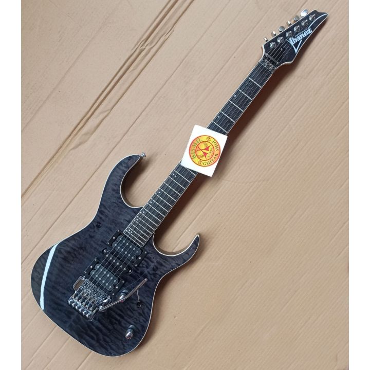 Gitar IBANEZ PREMIUM Blue Flam Baru custom | Lazada Indonesia