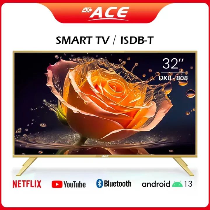 ACE 32" UHD Smart Google TV DK8 (Android 12, Netflix, Youtube ...