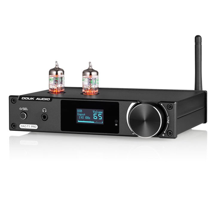 Douk Audio DAC-T1-PRO HiFi Tube Stereo Preamp USB DAC Bluetooth ...