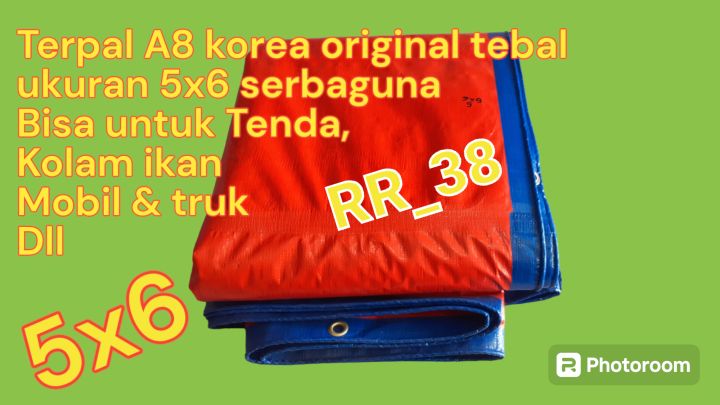 terpal plastik korea A8 original ukuran 5x6 terpal plastik type A8 ...