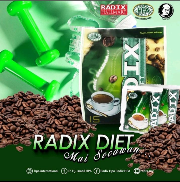 HPA - KOPI RADIX DIET ORIGINAL | Lazada