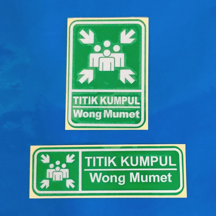 Sticker TITIK KUMPUL WONG MUMET | Lazada Indonesia