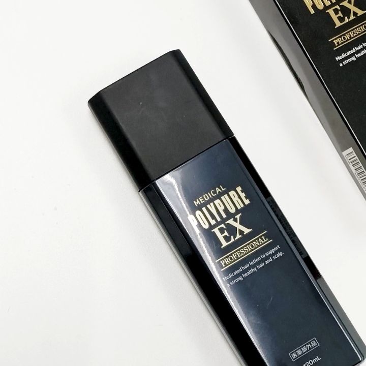 🇯🇵 POLYPURE EX โพลีเพียว อีเอ็กซ์ 120ml. เซรั่มปลูกผม ญี่ปุ่น ลดผมร่วง ...