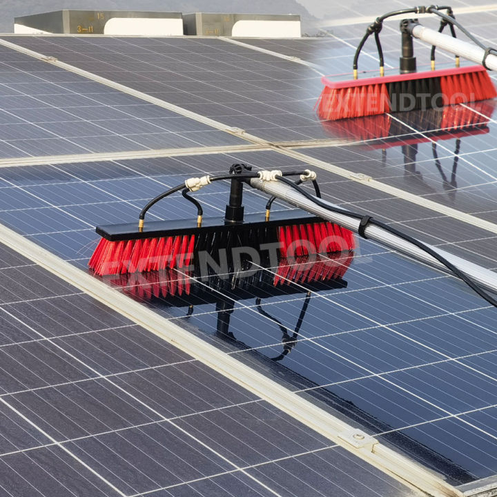 Solar Panel Cleaning Brush Kit with Extension Pole for Washing ...