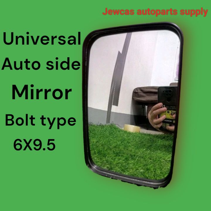 UNIVERSAL AUTO SIDE MIRROR FOR ALL TYPE OF VEHICLES BOLT TYPE 6X9.5/1pc ...