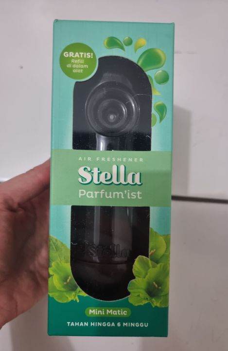 (Stella) Mini Matic Parfum'ist Air Freshener Green Fantasy | Lazada Indonesia