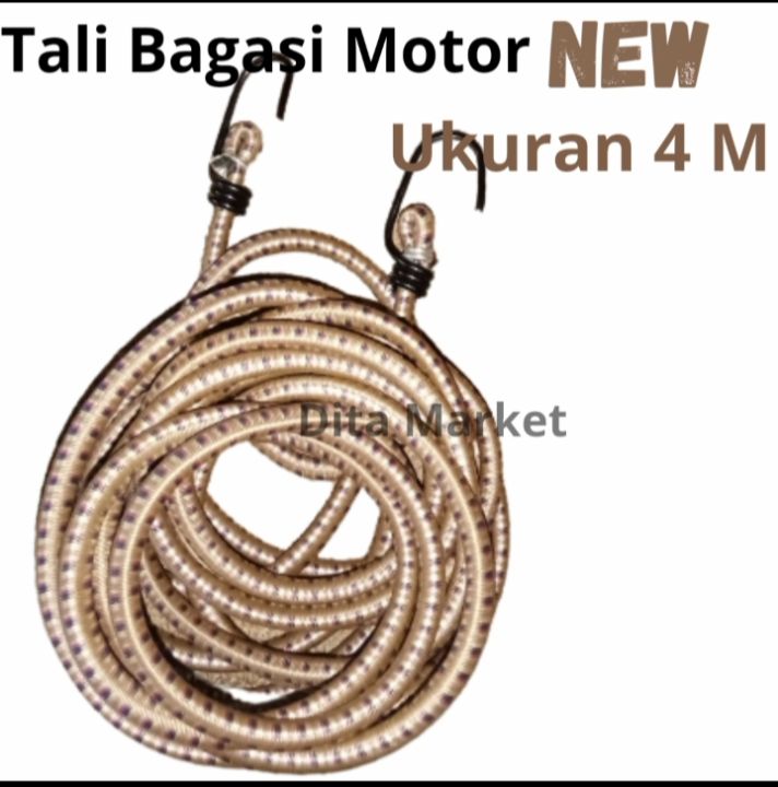 Tali Pengikat Ikat Barang Dimotor 4 Meter / Tali Bagasi Motor Ukuran 4 ...