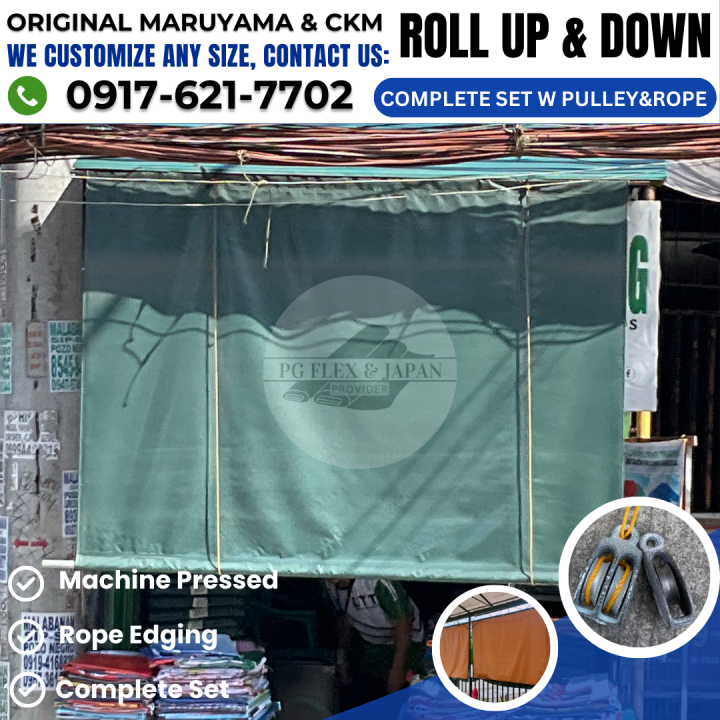 6x6ft Roll Up & Roll Down Complete Set Ready To Install Original ...