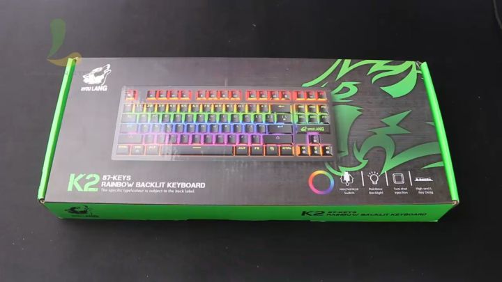 Bàn phím cơ máy tính ZIYOULANG K2 - Bàn phím gaming công thái học cơ ...