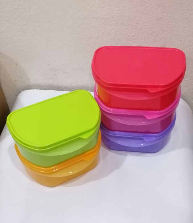 Tupperware Half Fridge Stackable Set (1) 650ml | Lazada