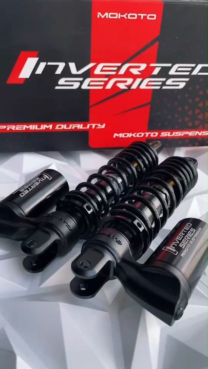 MOKOTO DUAL SHOCK INVERTED SERIES 305MM WITH BASO FOR YAMAHA NMAX 155 ...