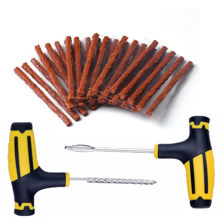 Auto Car Tubeless Tyre Puncture Plug Repair Tools Kit Car Tire ...