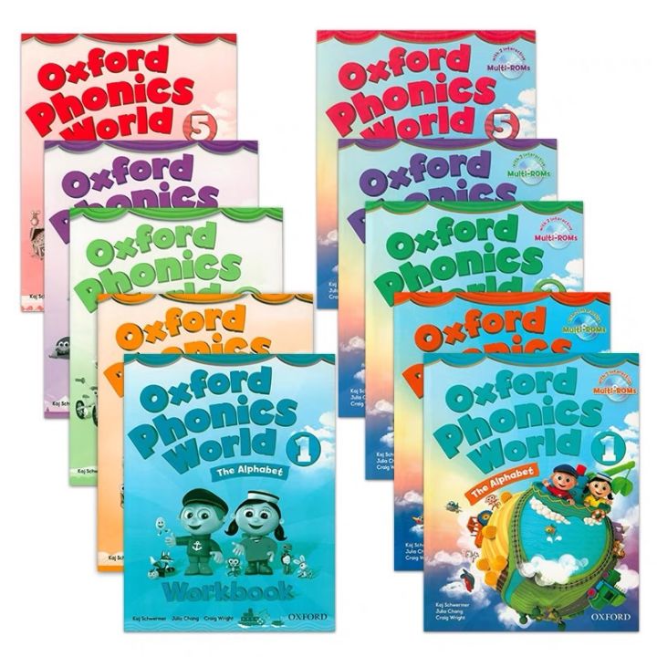 Oxford Phonics World The Complete 10 Books Set Free Audio Download（5 ...