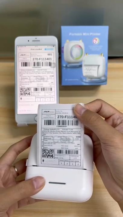 MICOO เครื่องปริ้นพกพา เครื่องปริ้นสติ๊กเกอร์ เครื่องปริ้นความร้อนไร้ ...