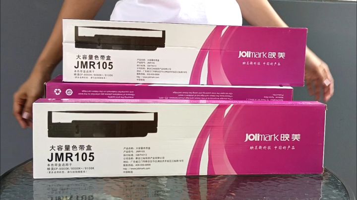 Jolimark หมึกพิมพ์แท้ Original ribbon CP9000 CP-9000K CP-9000K+ ใช้ร่วมกับ AUI BP-9000E Seikosha ...