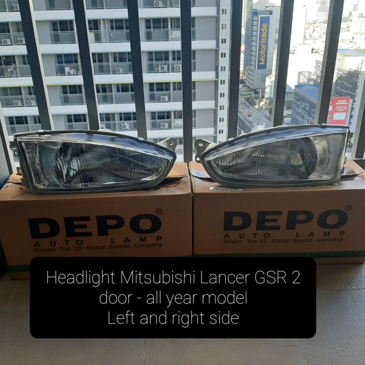 Headlight Mitsubishi Lancer GSR - any year model left and right side ...