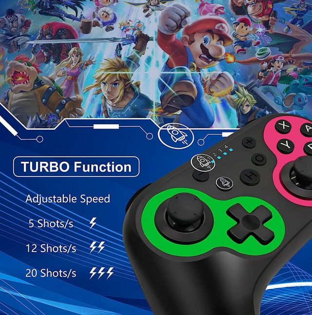 T31 Mini Switch Wireless Gamepad Adjustable Vibration Lightweight ...