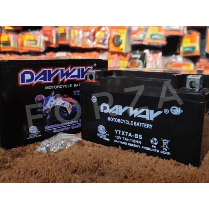 XR200 KTM RC DUKE200 RS200 NS200 CBR600 BATTERY Ytx YTX7A - BS 12V 7AH ...