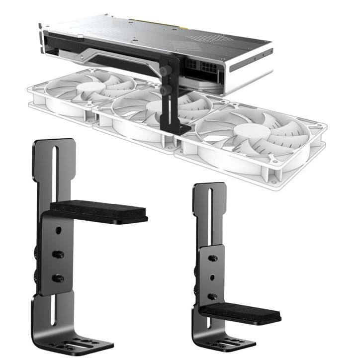 Chassis 12cm Fan Position GPU Support Frame 6-96mm Sliding Adjustable ...