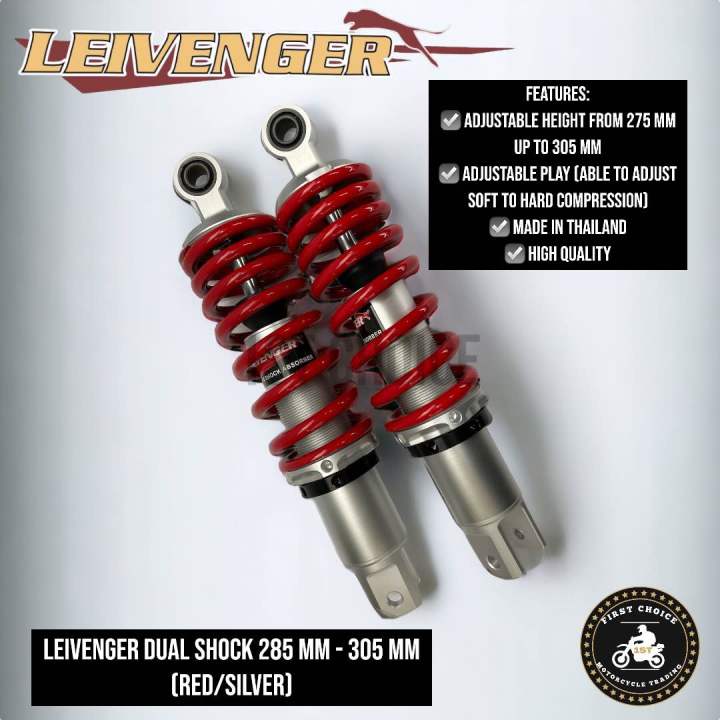 Leivenger Dual Shock 285 MM TO 305 MM FOR NOUVO/ NMAX v1 (Semi-Lowered ...