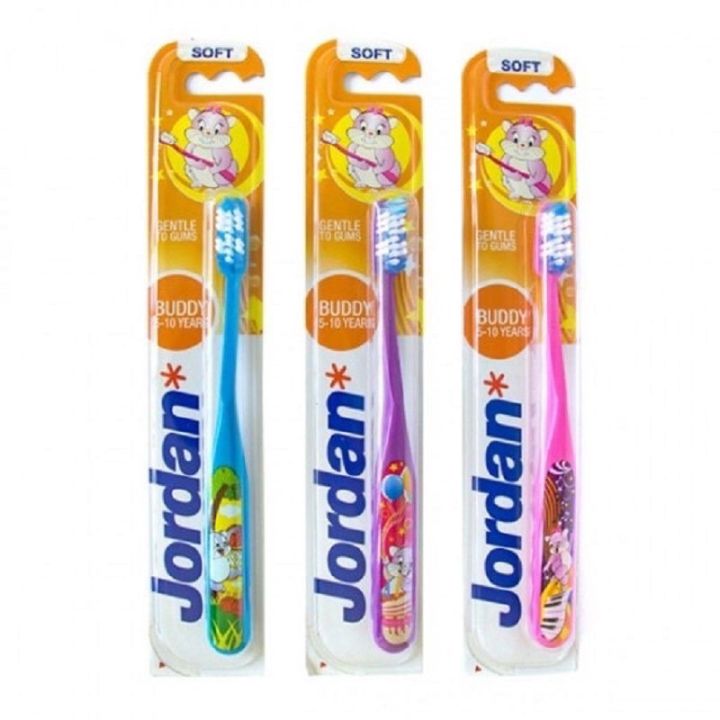 Jordan Kid's Buddy Toothbrush - Soft / Supersoft | Lazada Jordan Kid's Buddy Toothbrush - Soft / Supersoft | Lazada