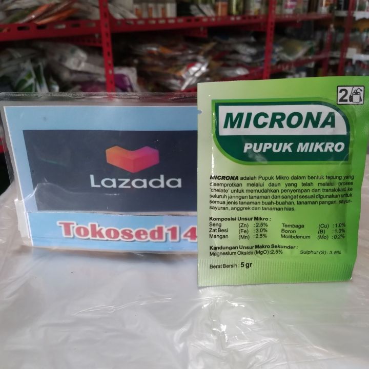 Microna 5 gr pupuk mikro nutrisi tanaman anggrek,tanaman hias,tanaman ...