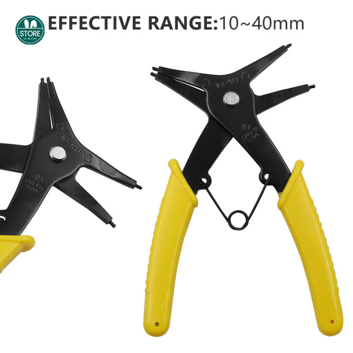 2 in 1 Snap Ring Plier 4 Way Type Circlip Pliers Multifunctional ...