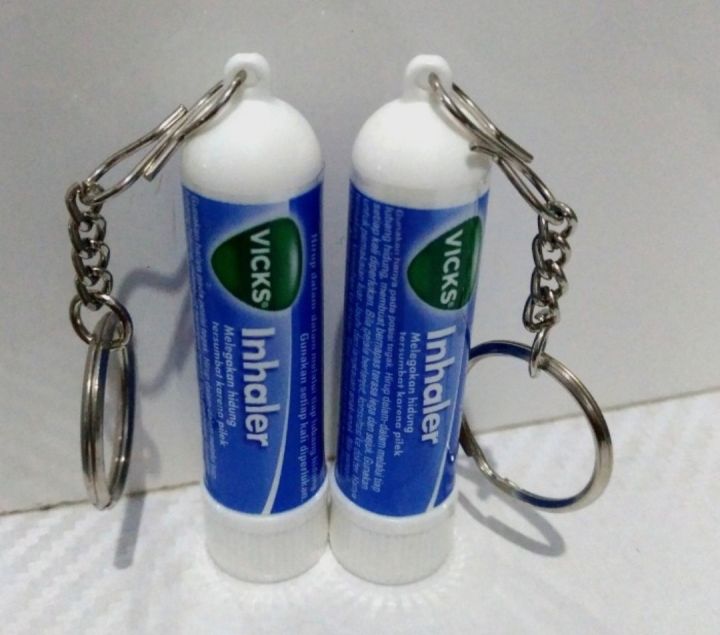 Vicks vick inhaler 0,5ml dengan gantungan kunci pelega nafas | Lazada ...
