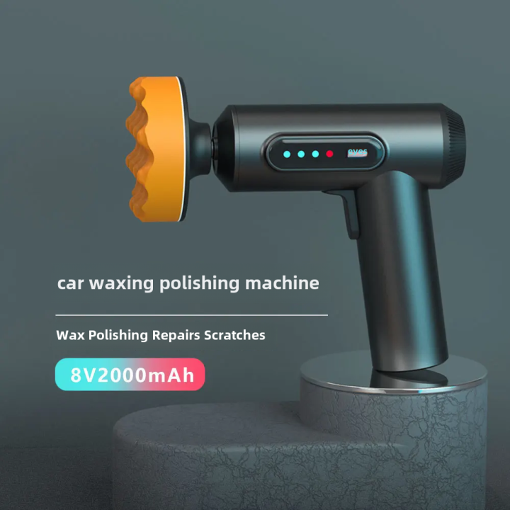 Mini High Power Wireless Car Polishing Machine Waxing Machine Electric ...