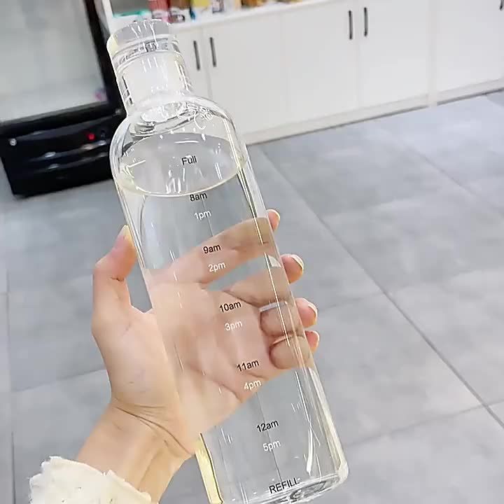 Skala Masa Berkapasiti Besar Cawan Kaca Botol Kaca Sasaran Air Minum ...