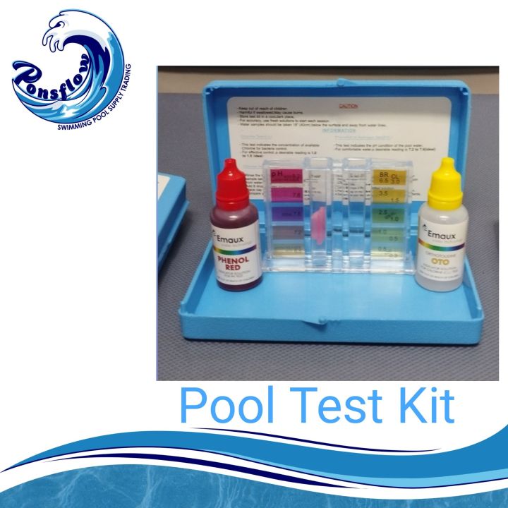 Emaux 2 in 1 Swimming Pool Test Kit for PH Level and Chlorine | Lazada PH