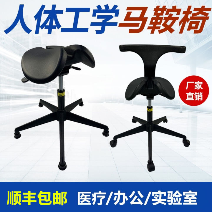 Saddle Chair Ergonomic Stool Backrest Dental Operating Room Horse ...