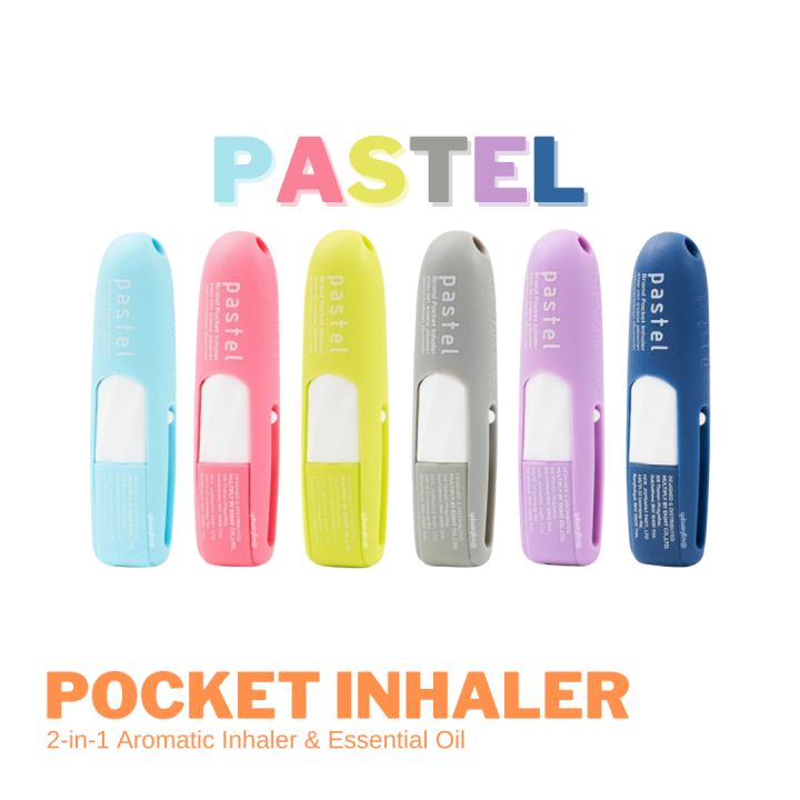 Pastel Pocket Inhaler with Essential Oil. Relaxing Aromatherapy and ...
