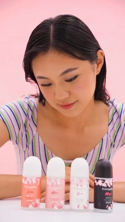 EVANGELINE Deodorant Roll On Anti Perspirant 50ml | Lazada Indonesia