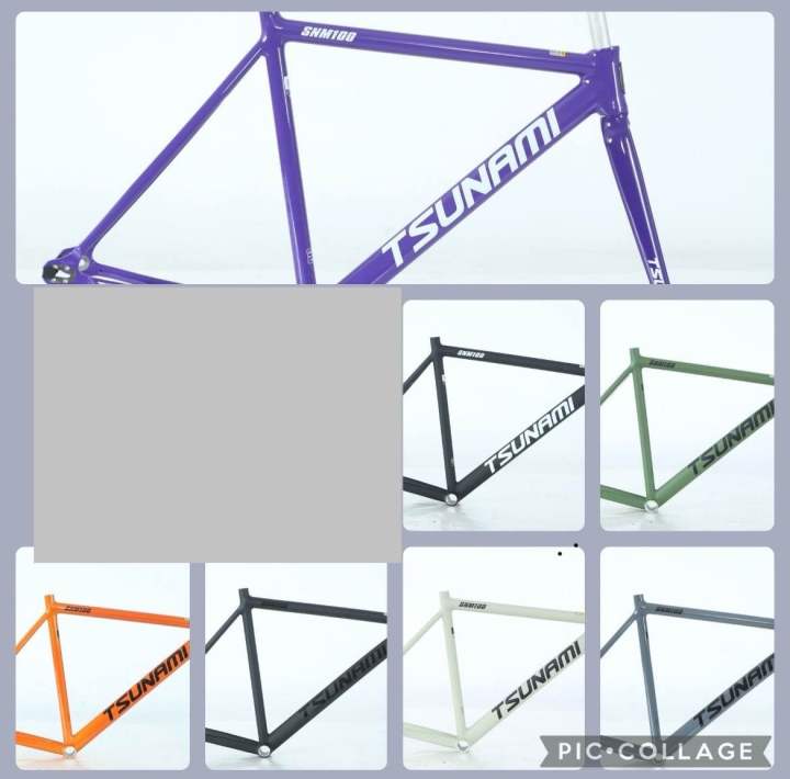 Tsunami SNM100 Fixie Alloy Frame and Fork 520mm | Lazada PH
