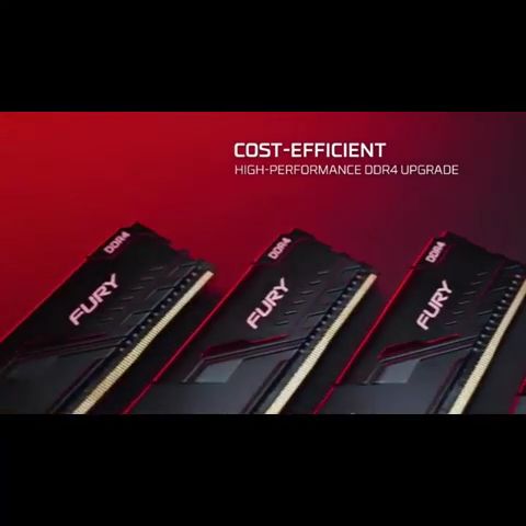 [Intel/Amd]Kingston HyperX FURY Desktop Ram DDR4 8GB 16GB 4GB 3200MHz 2400MHz 2666MHz 2133MHz ...