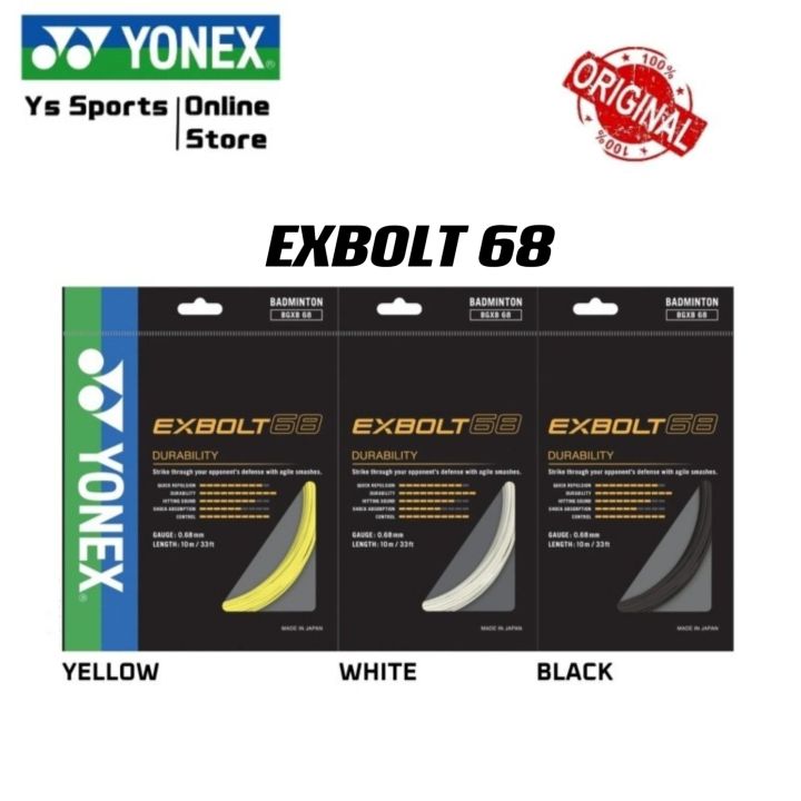 Yonex Exbolt 68 Badminton String (100% Original) | Lazada