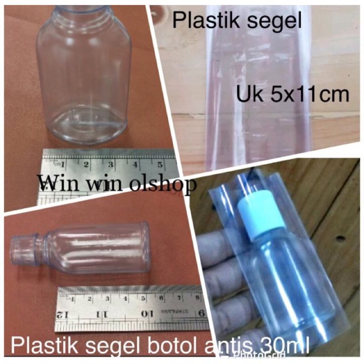 Plastik shrink / plastik segel Botol Antis 30ml ( isi 50 ) | Lazada ...