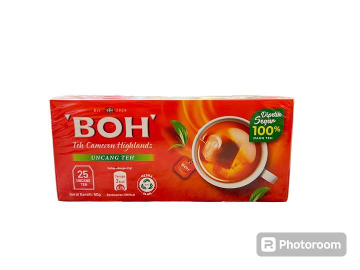 25's BOH Tea Cameron Highlands Tea Teabags / Teh Boh Uncang exp: 15 may ...