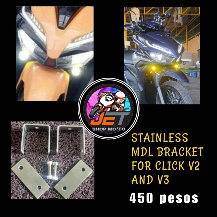 STAINLESS MDL BRACKET FOR CLICK V2/V3 | Lazada PH