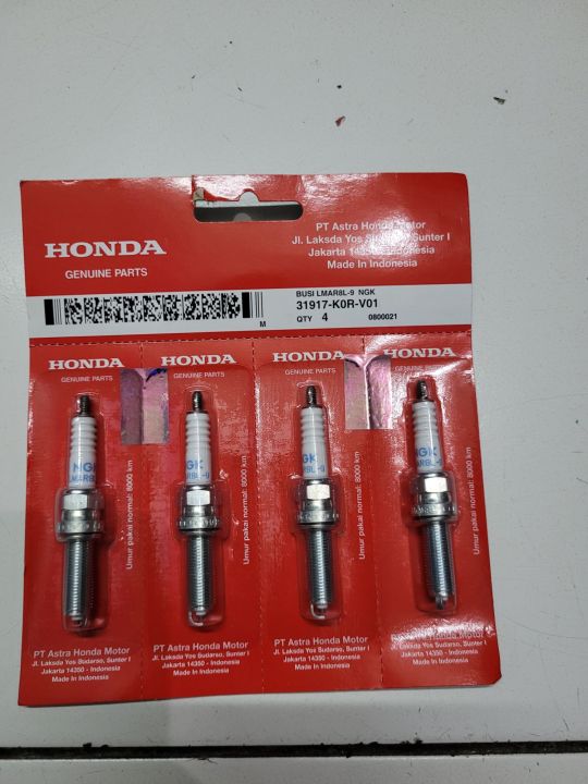 Busi Denso Honda PCX 160-Forza 250 LMAR8L-9 NGK Asli 31917-KOR-V01 ...