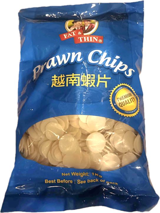 Fat & Thin Prawn Chips Crackers 1kg Uncooked Kropek Chicharap | Lazada PH