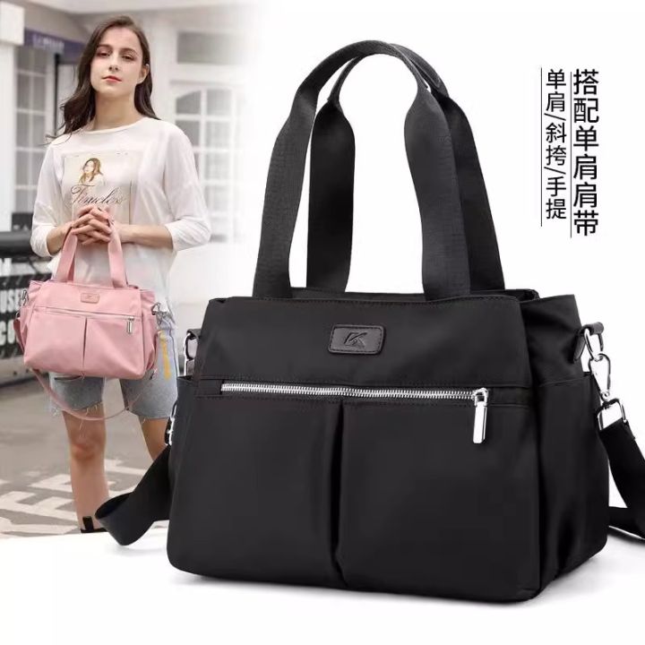 Large Capacity Oxford Cloth Handbag Women's Multi-pocket Shoulder Bag ...